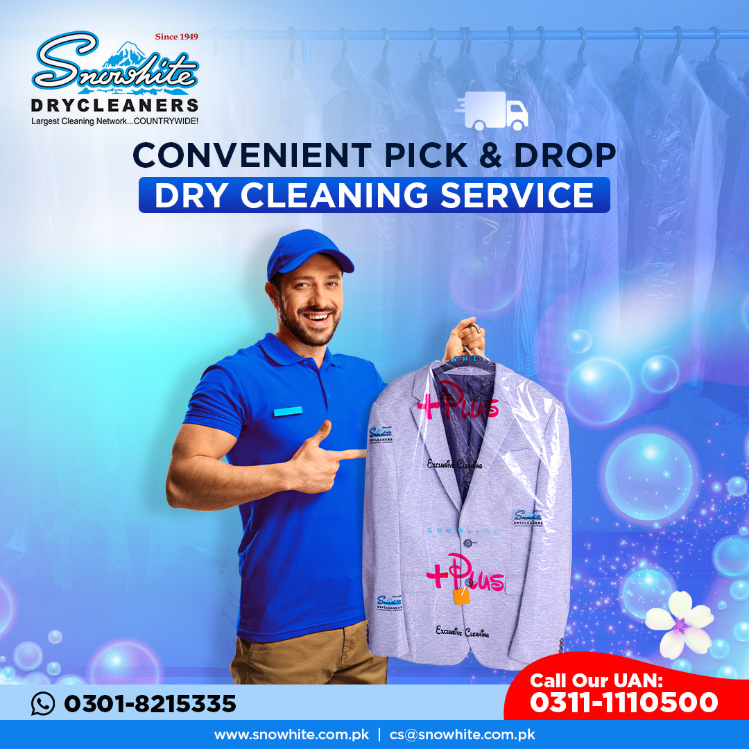 Convenient Pick & Drop Dry Cleaning Services – Snowhite Solutions Limited